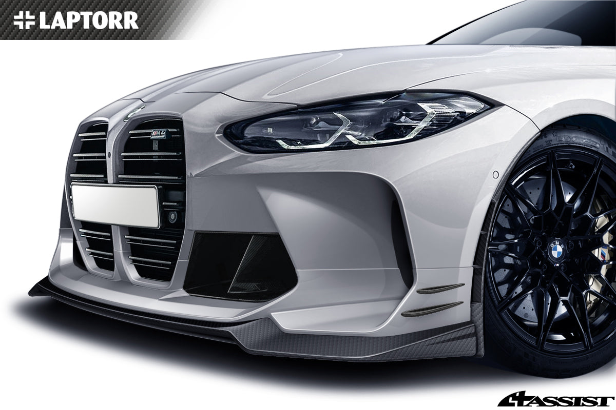 FRONT SPOILER, UNDER SPOILER for G82 M4 vol.2 - LAPTORR